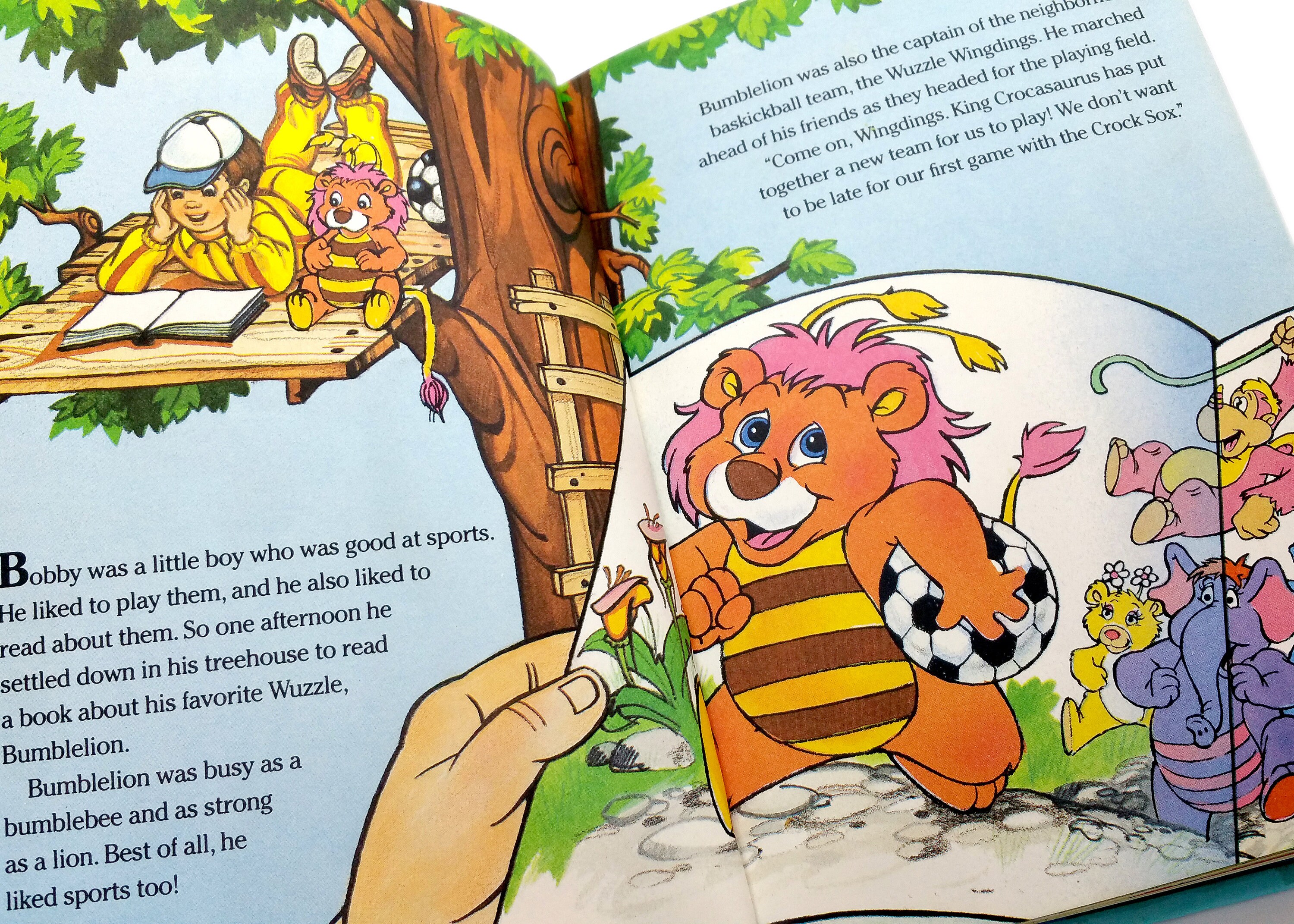Wuzzles, Win One for Bumblelion, 1984 Hardcover Book Collector's Series ...