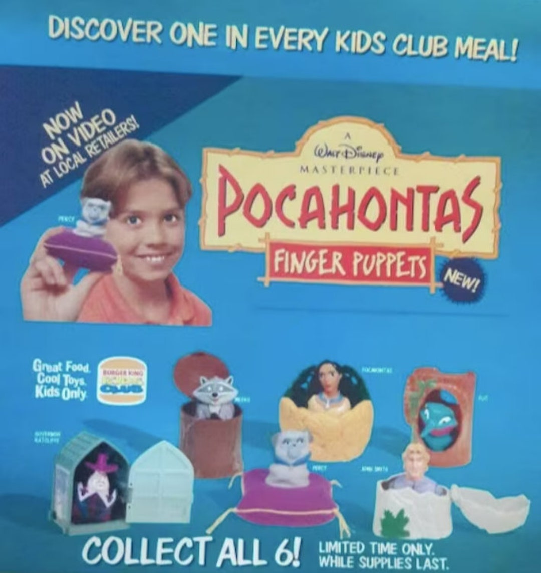 Percy Pug Dog From Disney's Pocahontas Burger King Kids Club Figure ...