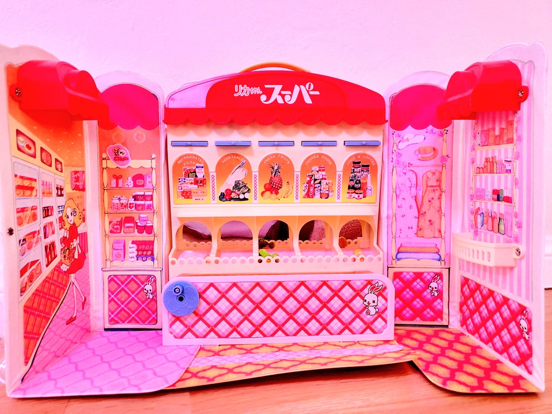 Licca Chan Tomy Takara Supa Super Market Fold-out Playset Vintage 60s ...