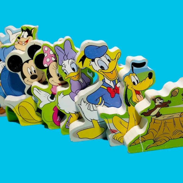 Mickey Mouse Block Set - Etsy