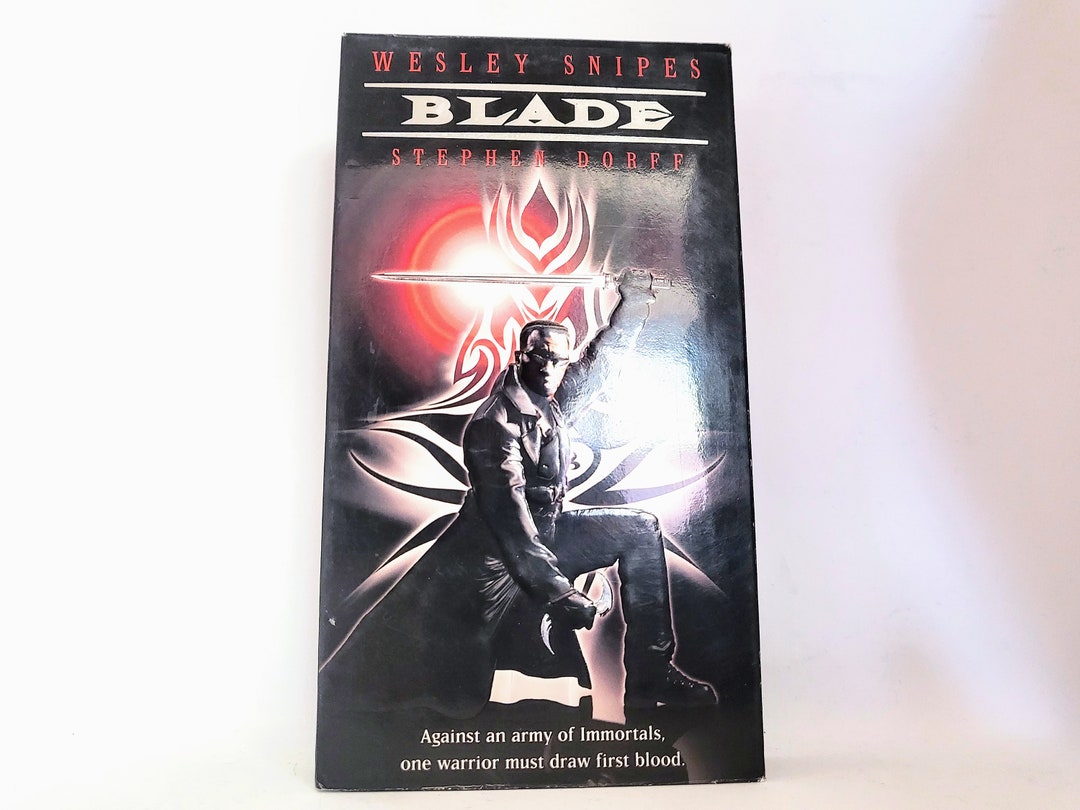 Blade VHS Movie 1998 Wesley Snipes 90s Vampire Movie RARE - Etsy