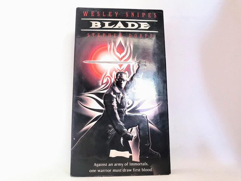 Blade VHS Movie 1998 Wesley Snipes 90s Vampire Movie RARE Vintage Video ...