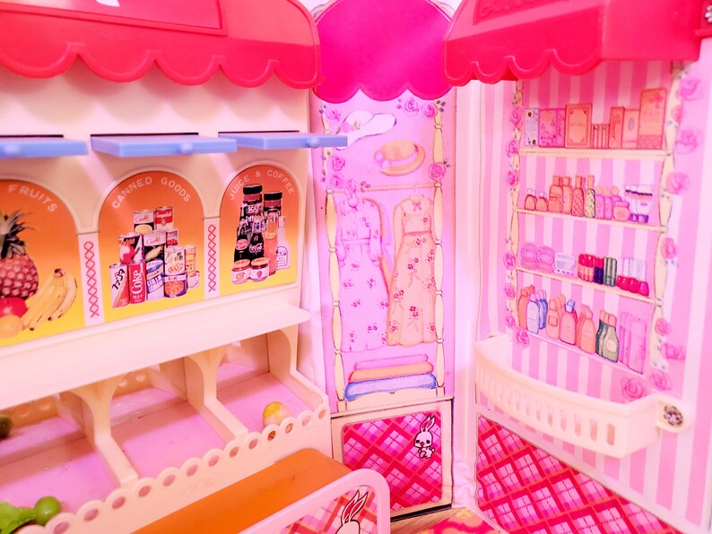 Licca Chan Tomy Takara Supa Super Market Fold-out Playset Vintage 60s ...