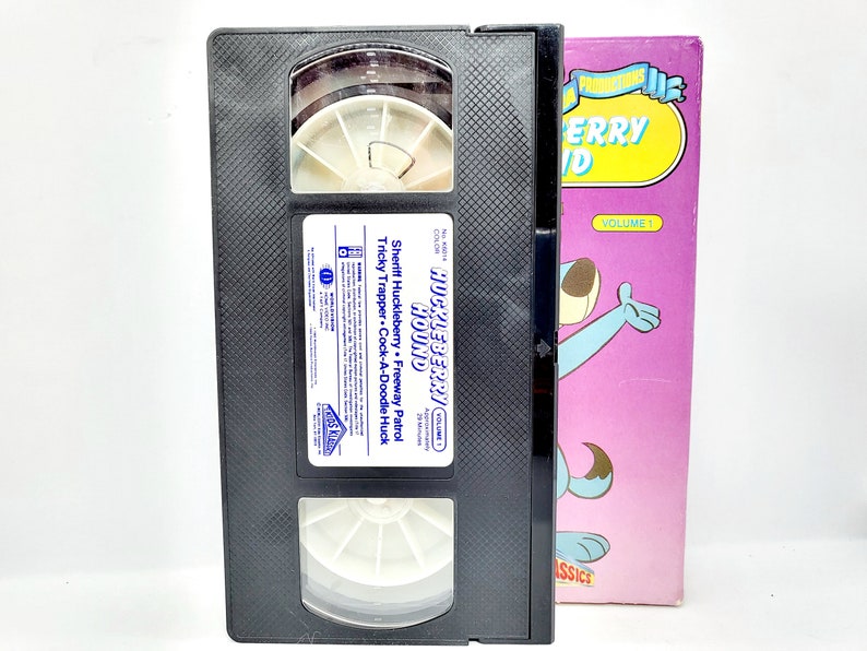 Huckleberry Hound Volume 1 VHS Hanna Barbera Productions Animation 50s Vintage Video 1986 ...