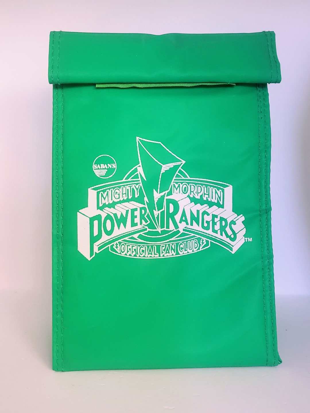 Mighty Morphin Power Rangers Official Fan Club Lunch Bag Vintage 1994 ...