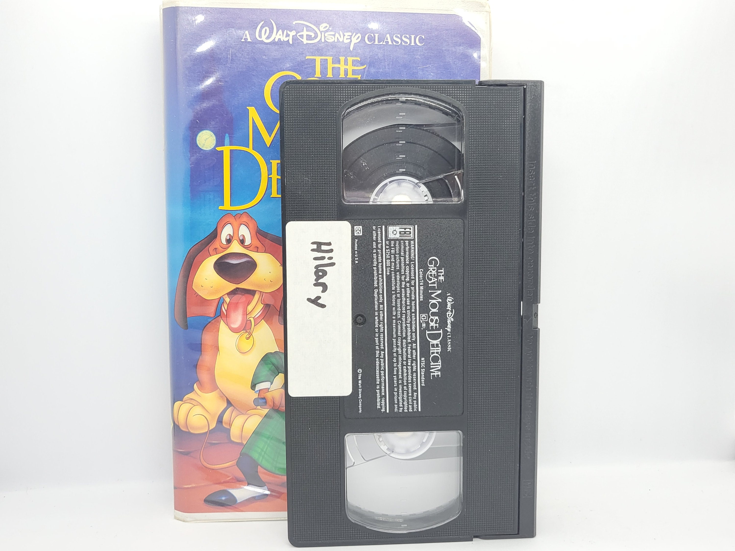 Walt Disney's the Great Mouse Detective VHS Black Diamond Clam Shell ...