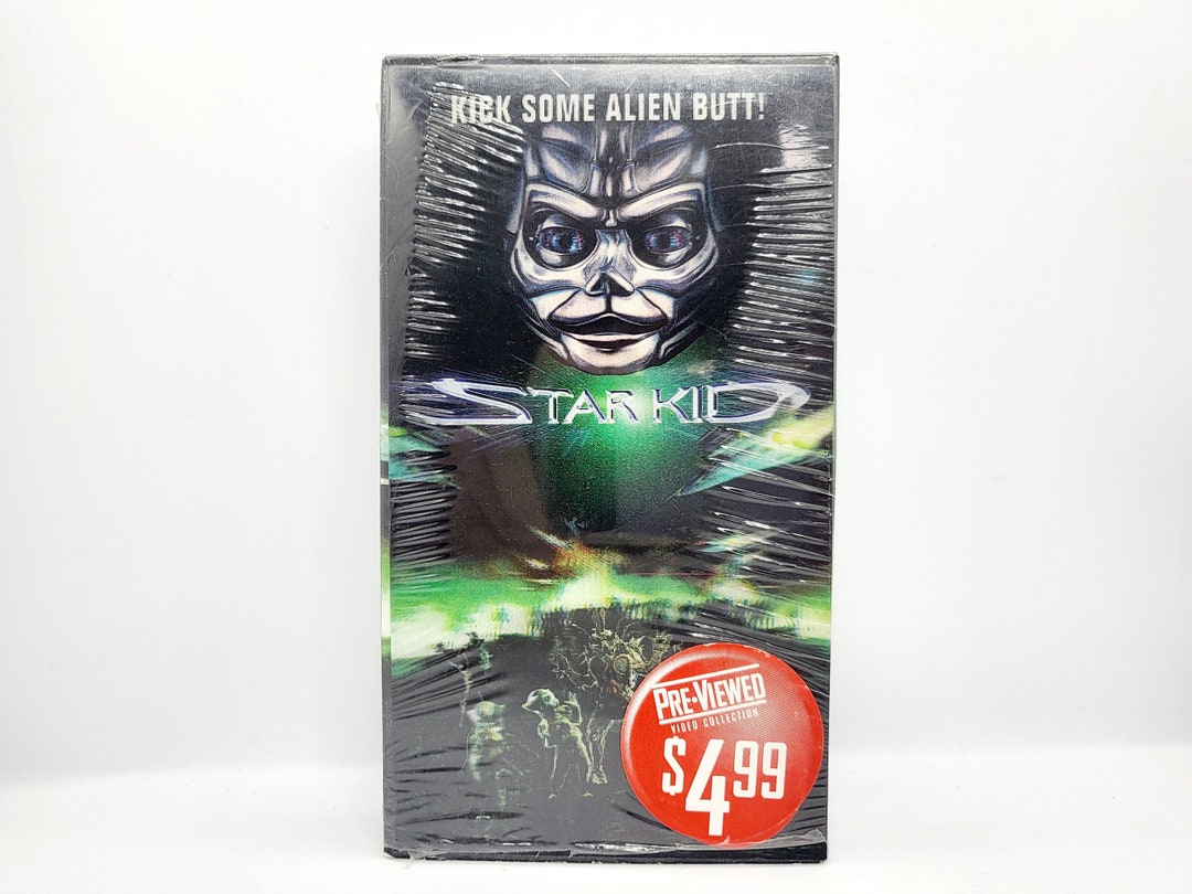Star Kid Holographic Cover VHS 90s Vintage Video 1997 Release RARE ...