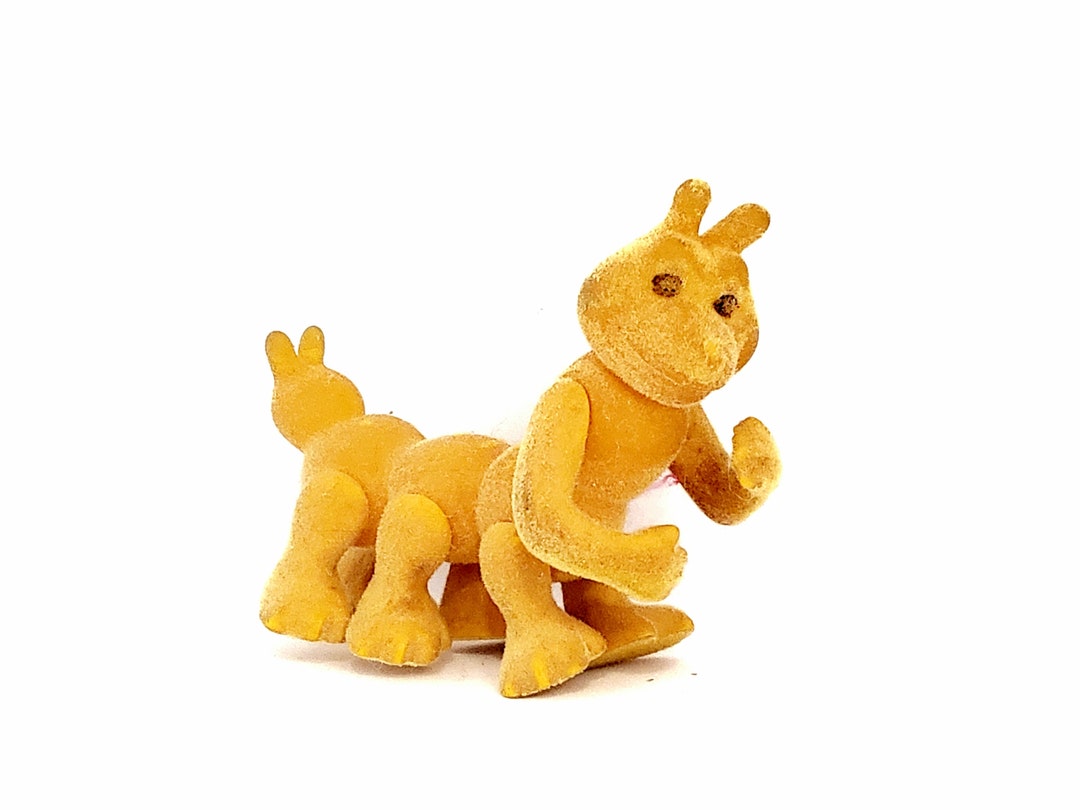 Grubby Worm Alchemy 1986 Flocked Poseable 2.5 in Tall TEDDY RUXPIN ...