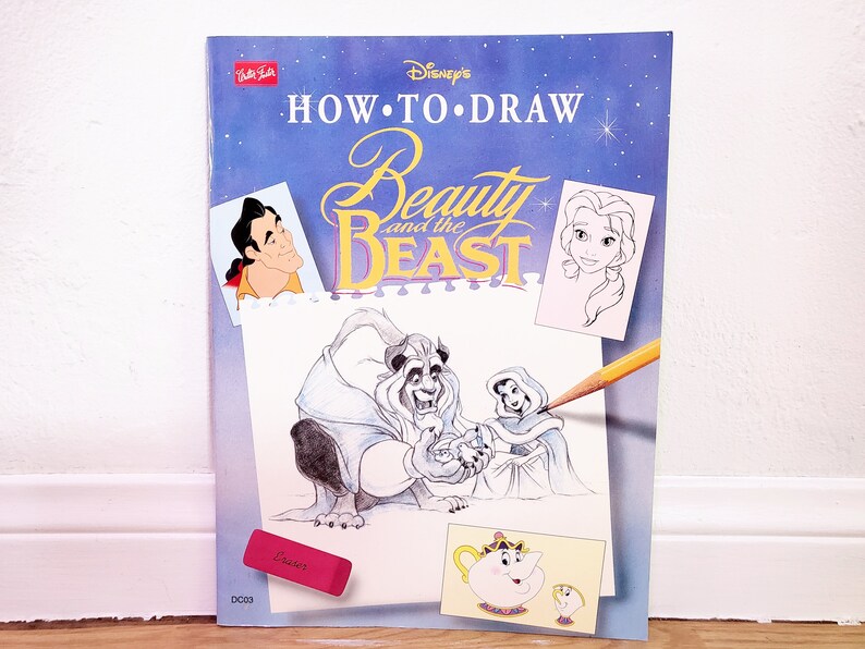 How to Draw Beauty and the Beast Disney's Walter Foster Artbook 1993 ...