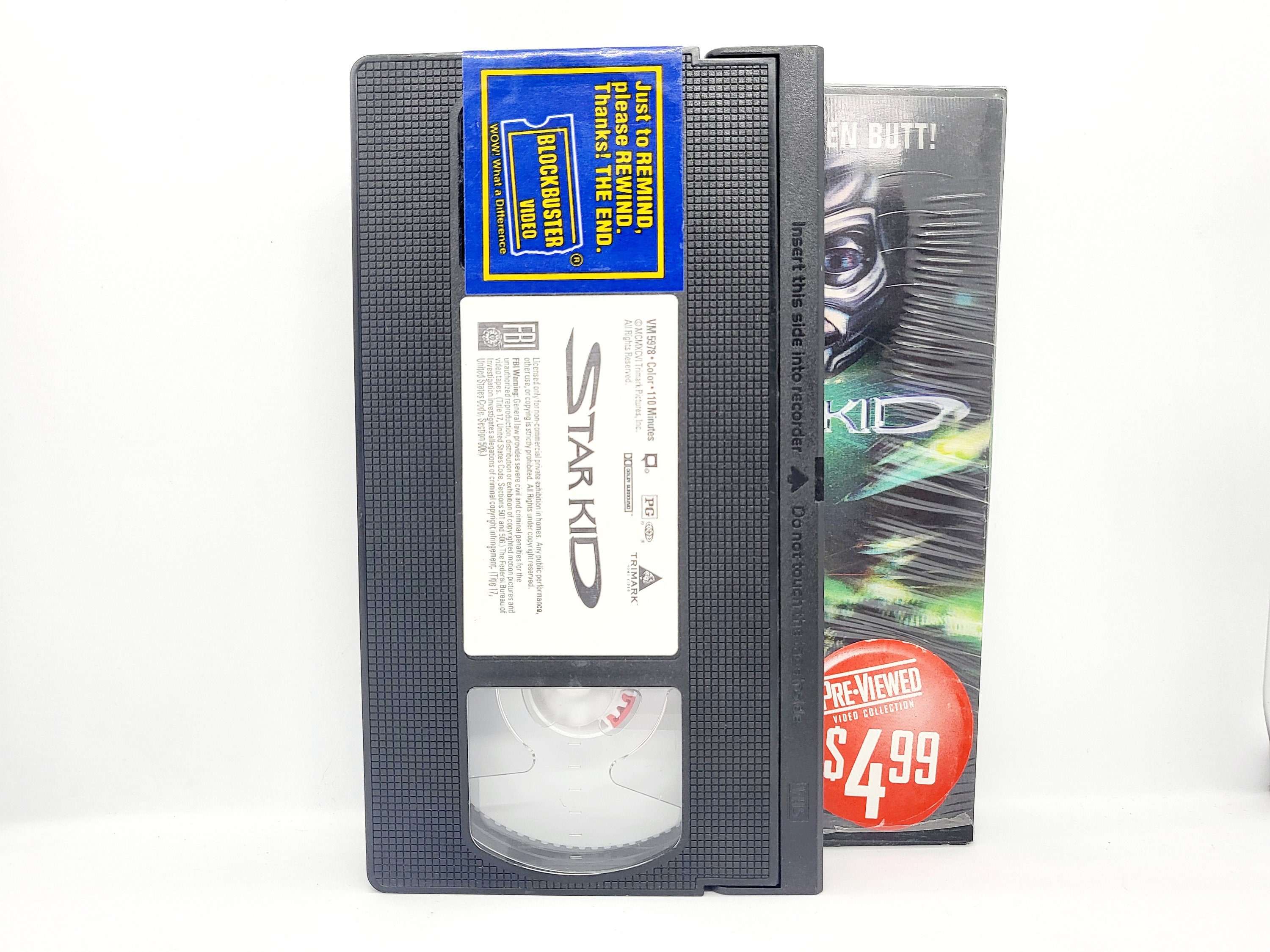 Star Kid Holographic Cover VHS 90s Vintage Video 1997 Release RARE ...