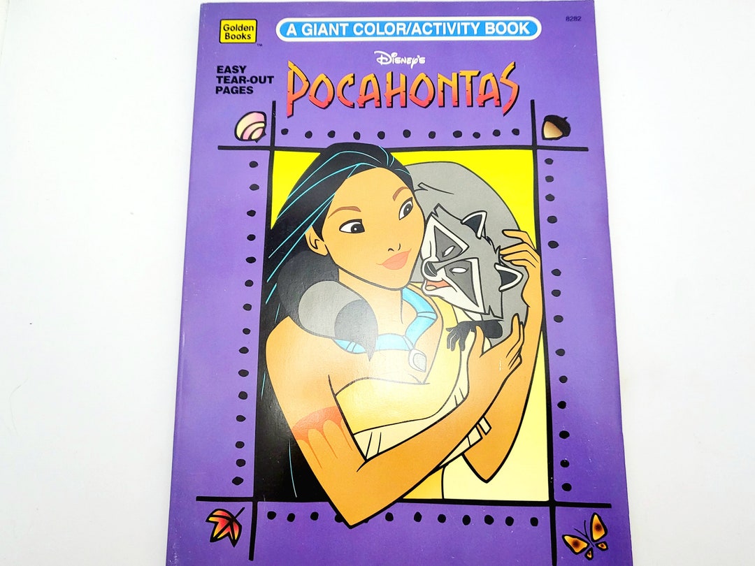 Disney's Pocahontas Coloring Book 1995 A Giant Color Activity Book ...