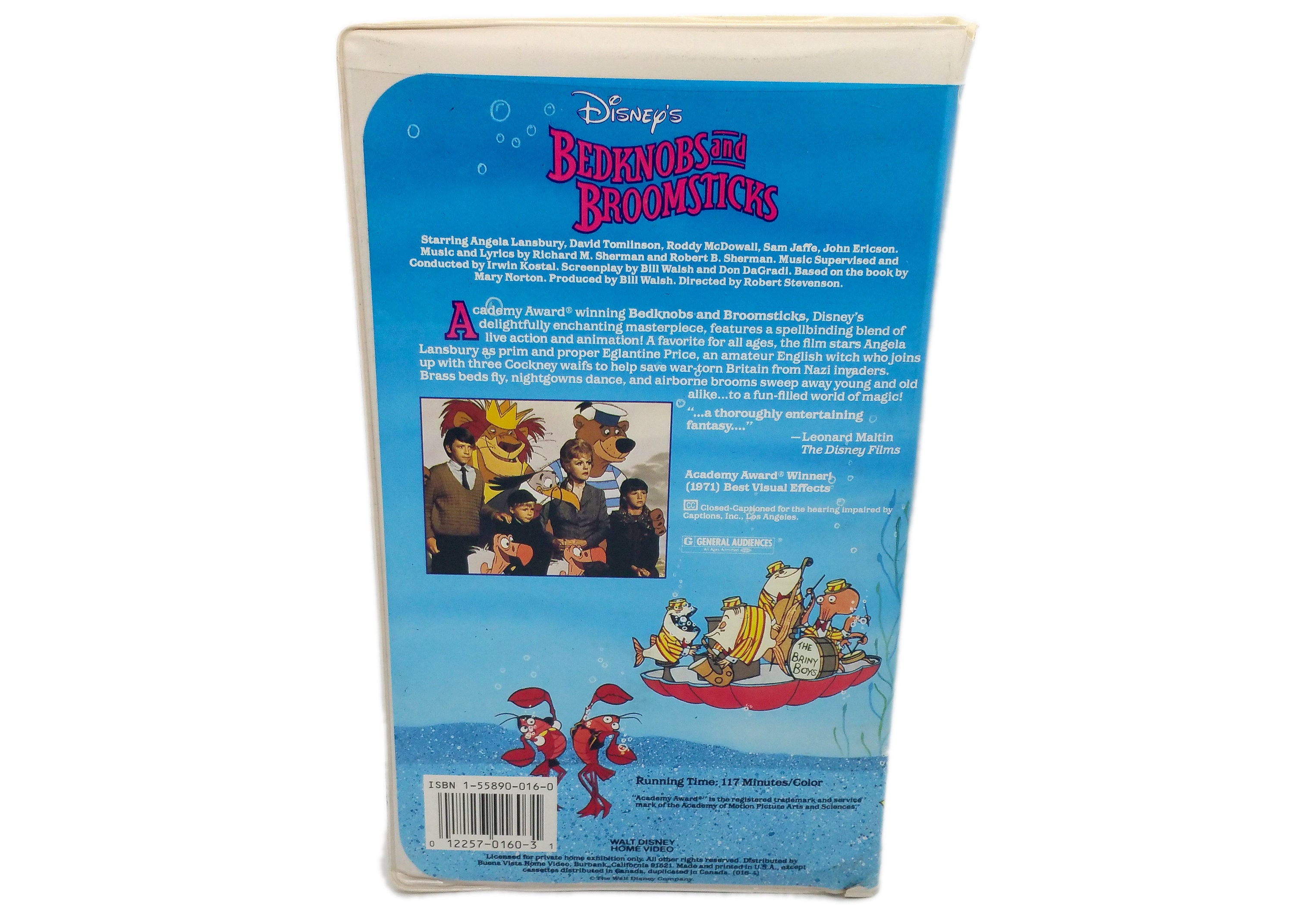 Bedknobs and Broomsticks VHS Tape Vintage 1971 Walt Disney Movie - Etsy