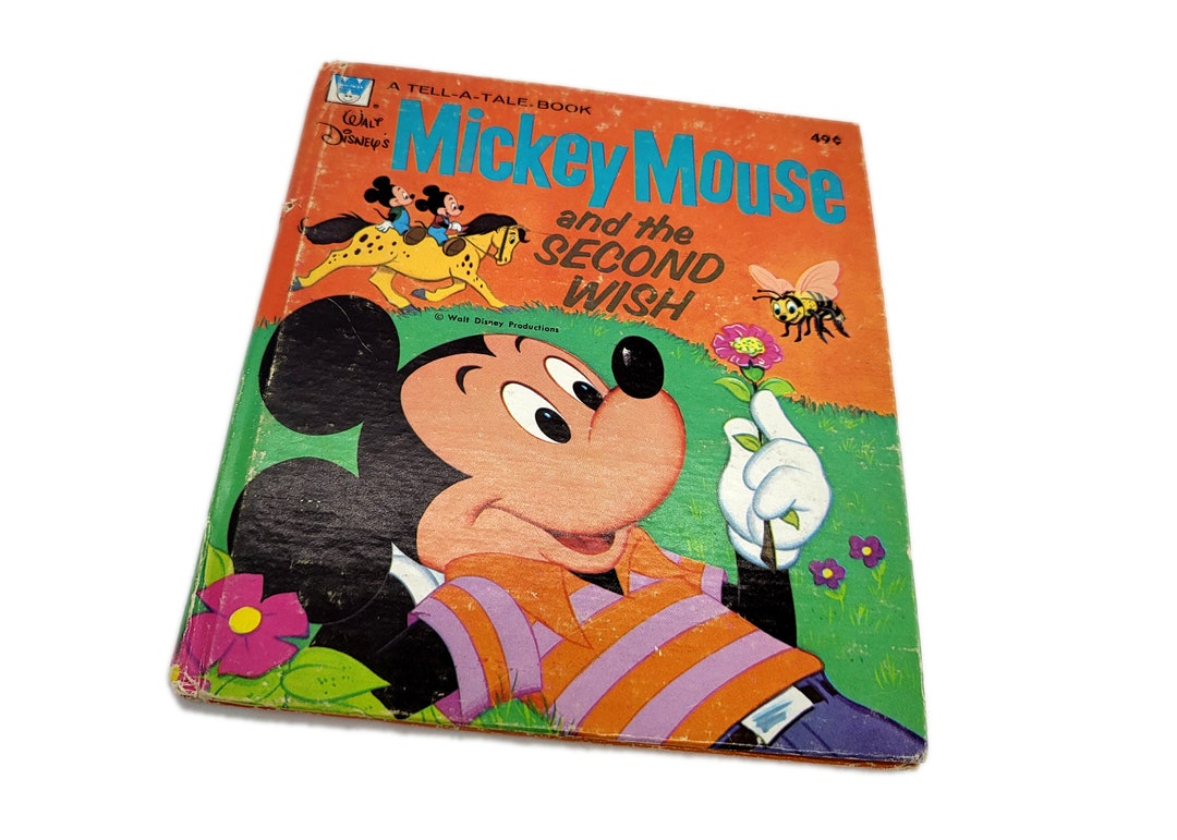 Disney's Mickey Mouse and the Second Wish Vintage Tell-a-tale Book Walt ...
