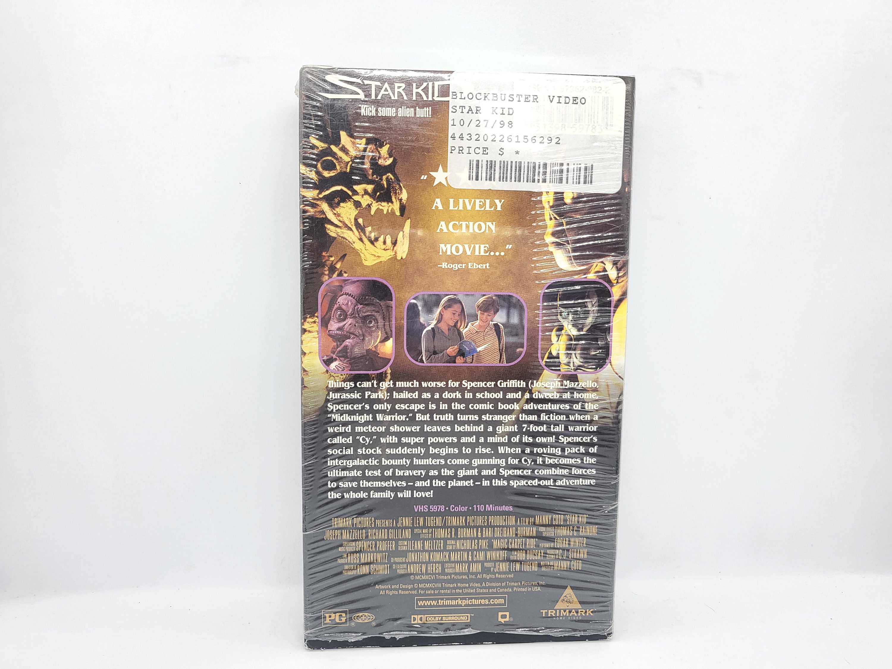 Star Kid Holographic Cover VHS 90s Vintage Video 1997 Release RARE ...