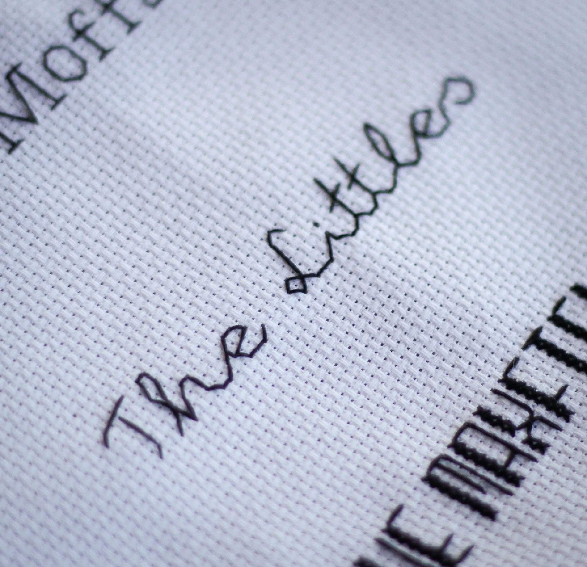 Stitch People Alphabet Jilly: A Storybook Handwriting Font Letter Cross ...