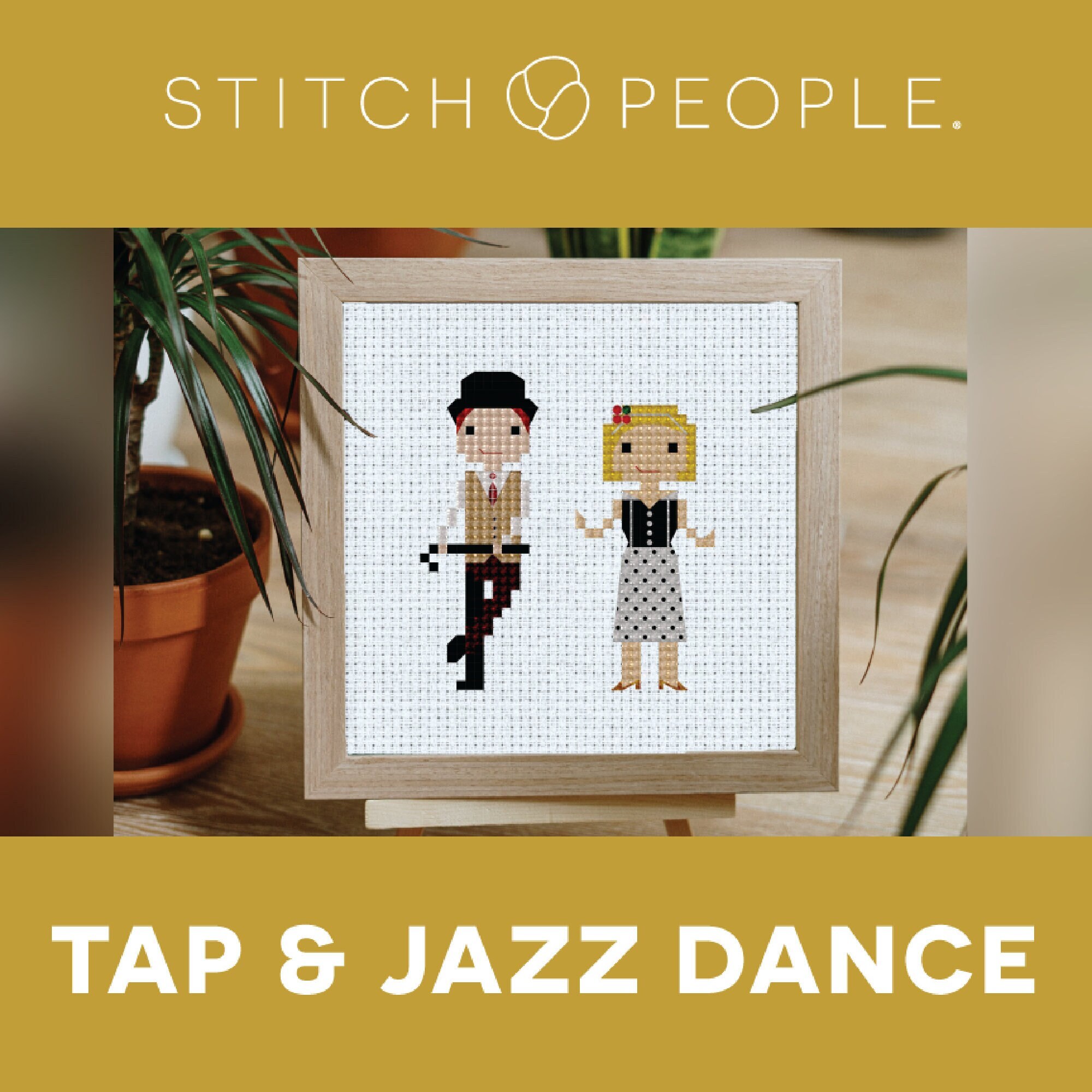 STITCH PEOPLE DANCE - Tap and Jazz Cross-stitch Pattern Set - Etsy