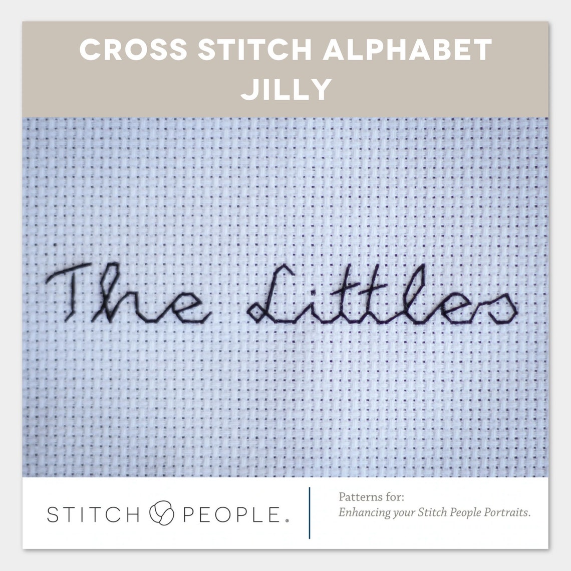 Stitch People Alphabet Jilly: A Storybook Handwriting Font Letter Cross ...