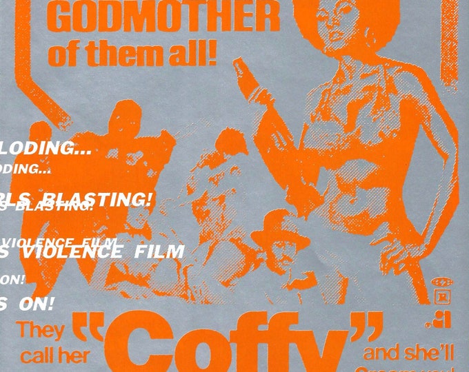 Coffy 1973 Silver Chirashi Poster - Etsy