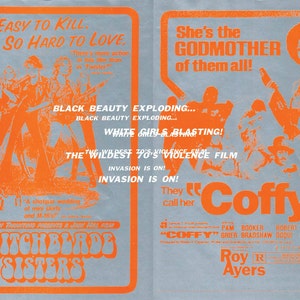Coffy (1973) Silver Chirashi Poster - Etsy