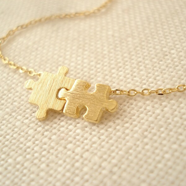 Puzzle Necklace - Etsy