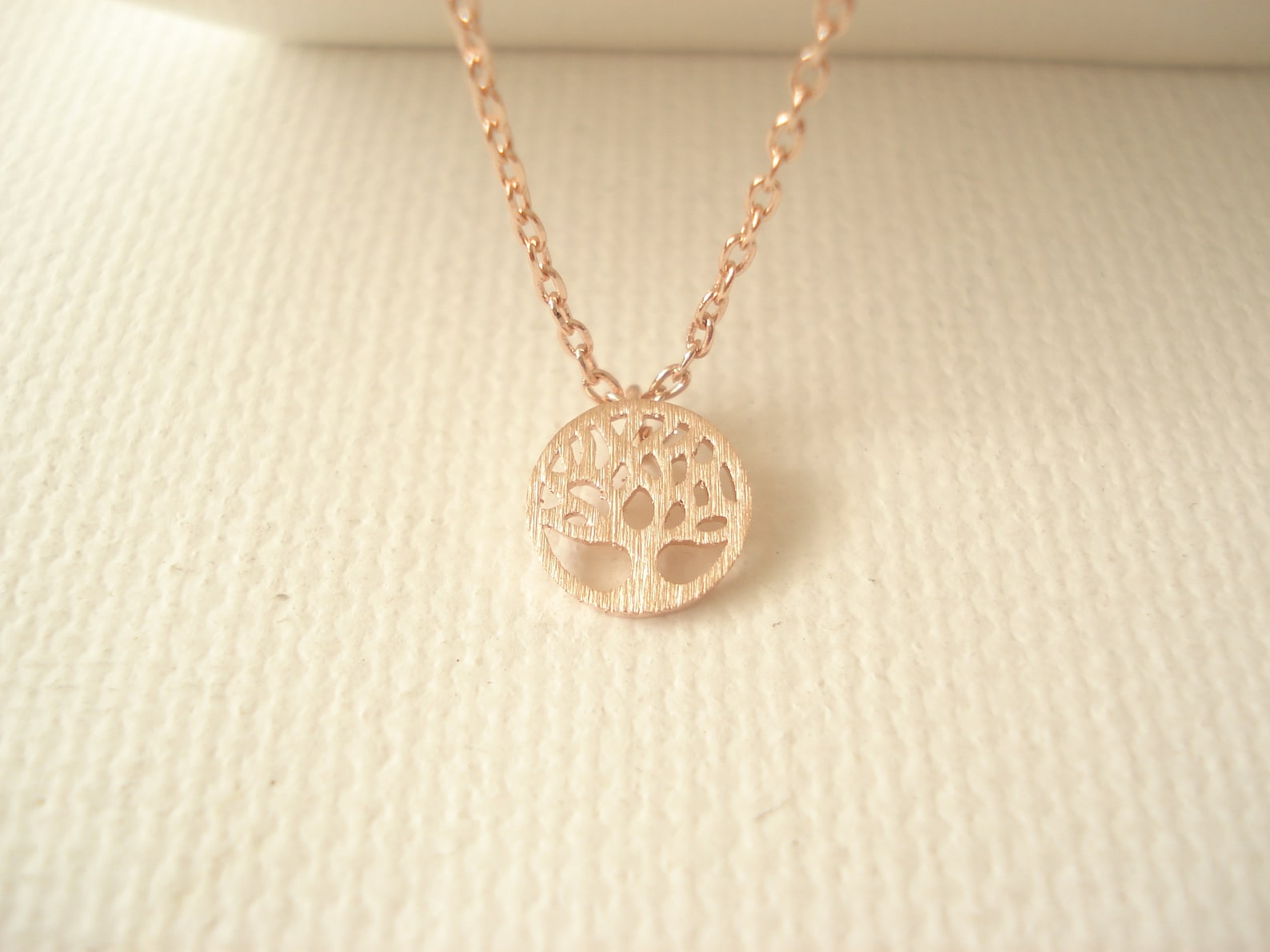 Tiny Tree Necklace...gold, Silver or Rose Gold, Simple Tree of Life ...