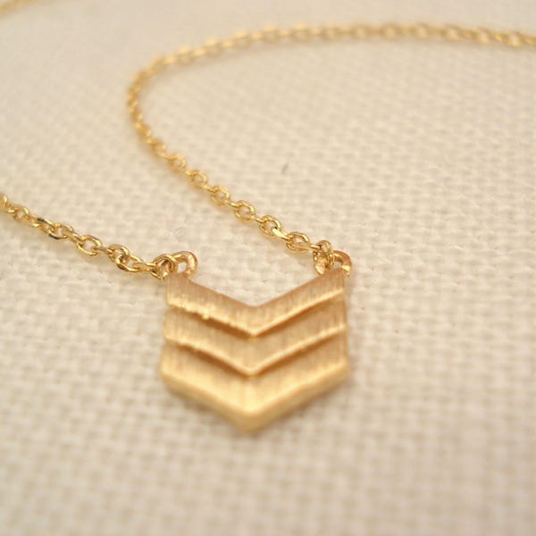 Chevron Necklace - Etsy