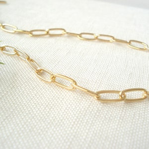Gold Link Chain Necklace...custom Length Thick Chunky Chain, Long ...
