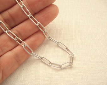 Rectangle Link Chain - Etsy