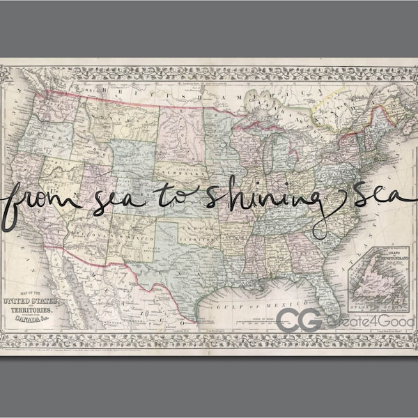 Sea to Shining Sea - Etsy