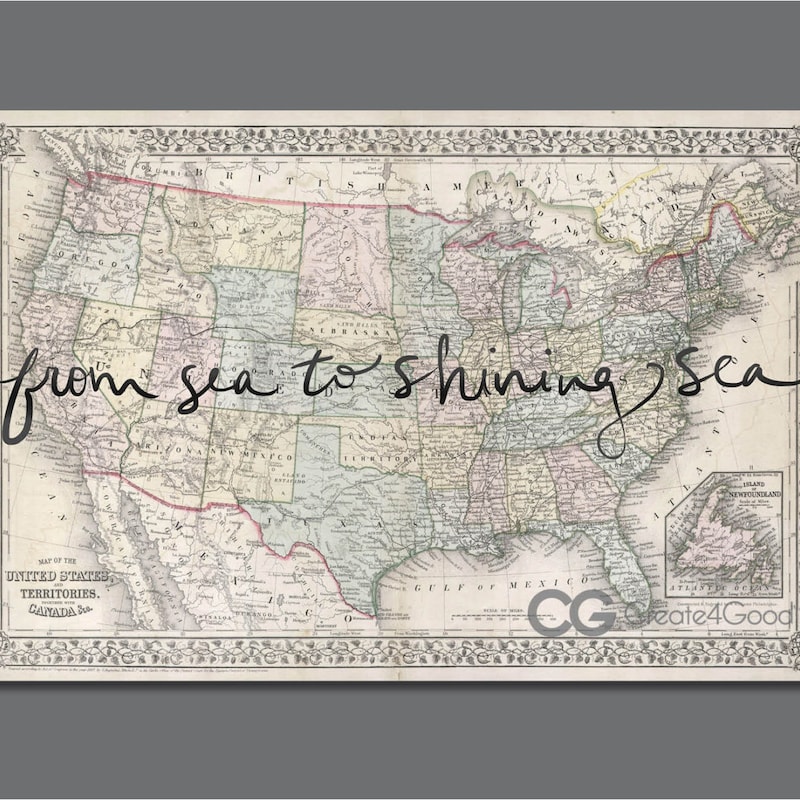 Sea to Shining Sea - Etsy