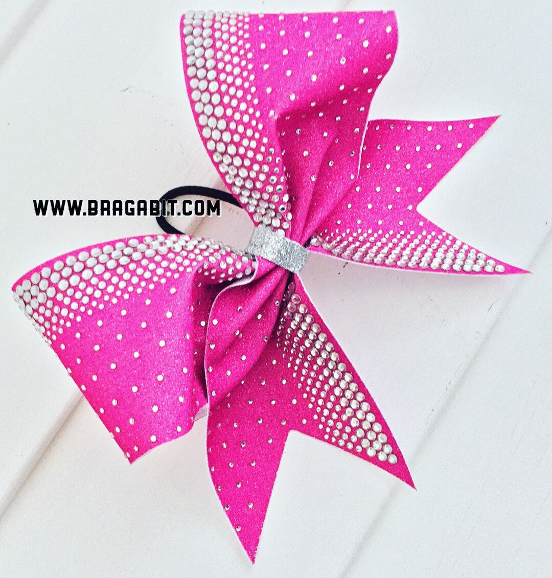 Amber Rhinestone Cheer Bow - Etsy