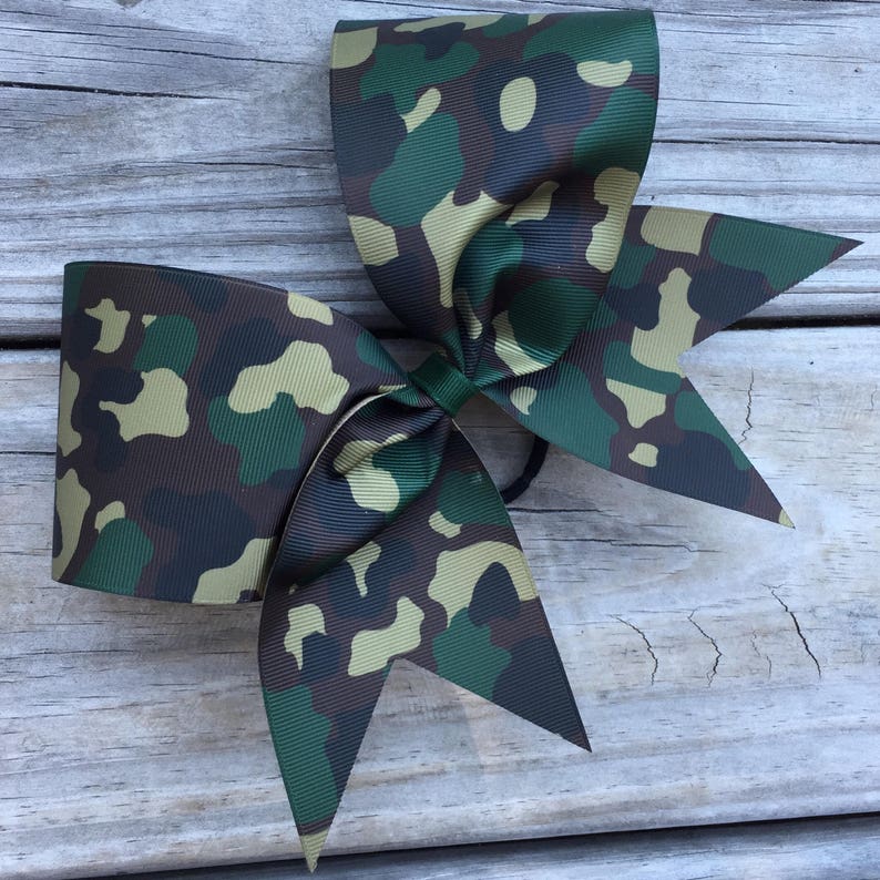 Camouflage Ribbon Bow | Etsy