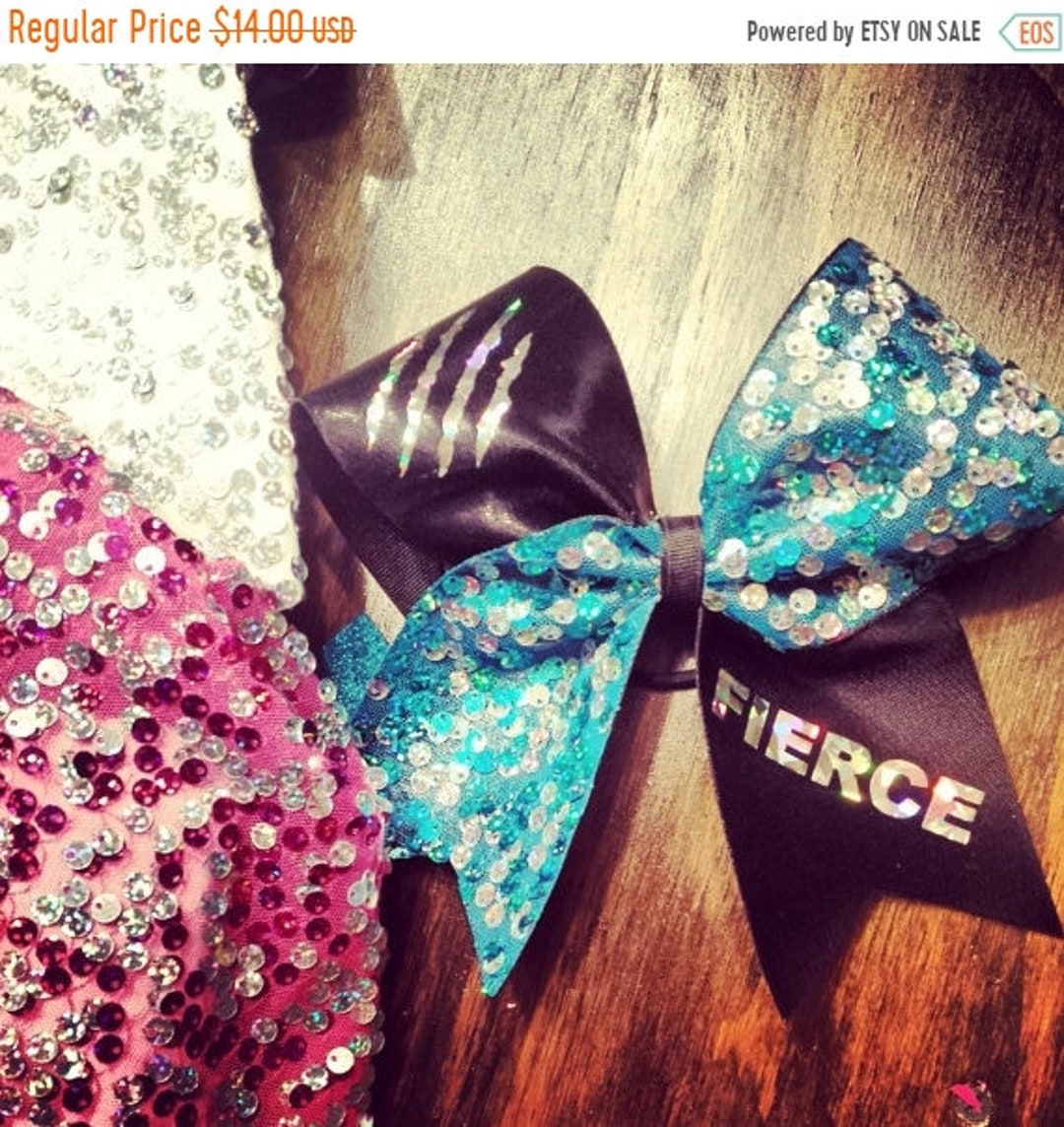 Fierce Cheer Bow - Etsy