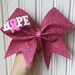 Layla Cheer Bow. Choose 3 Colors. Your Name or Logo, Made With Glitter ...