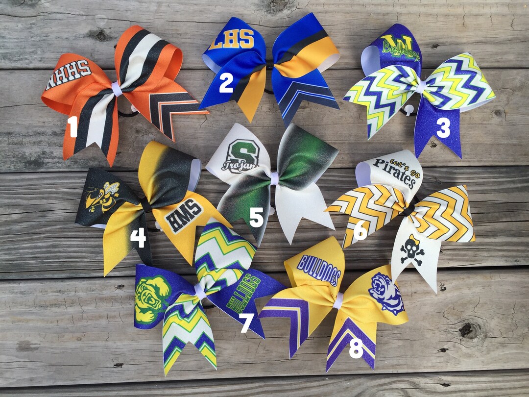 Custom Sublimated Bows - Etsy