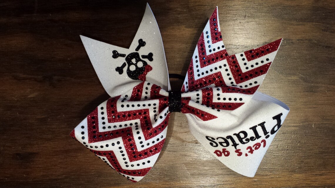 Pirates Cheer Bow | Etsy