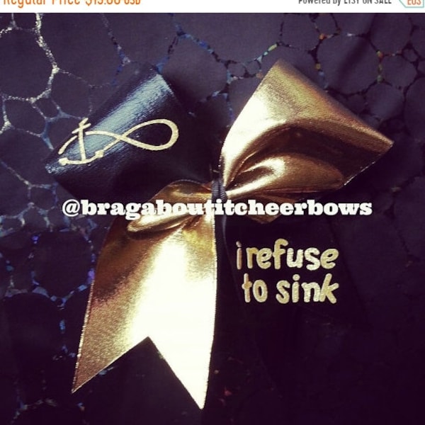 Infinity Cheer Bow - Etsy