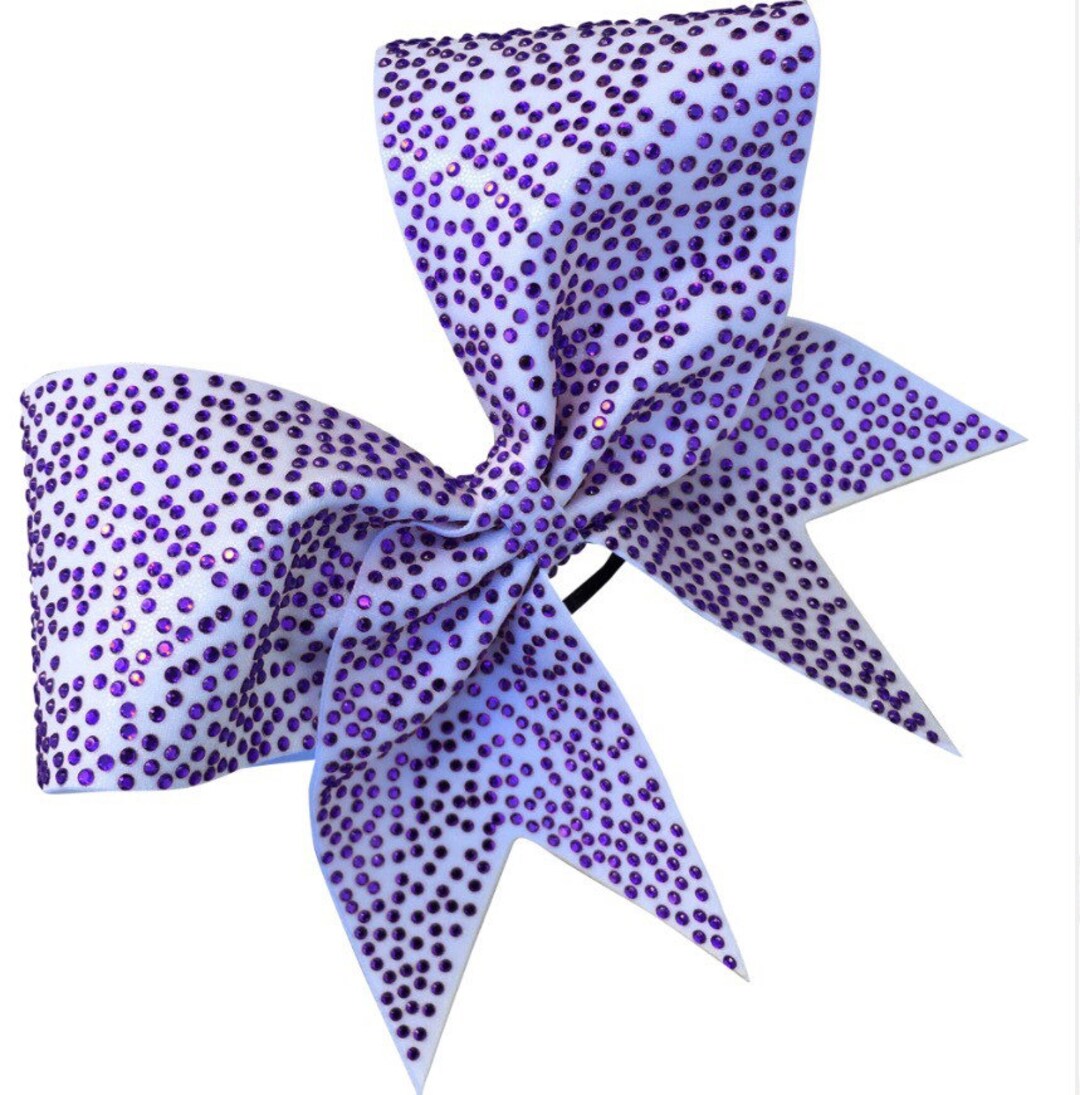 Grayson Rhinestone Cheer Bow - Etsy