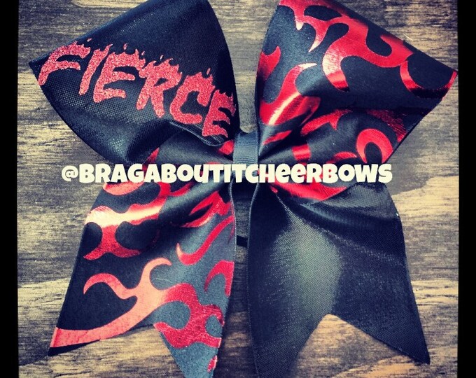 Fierce Cheer Bow - Etsy