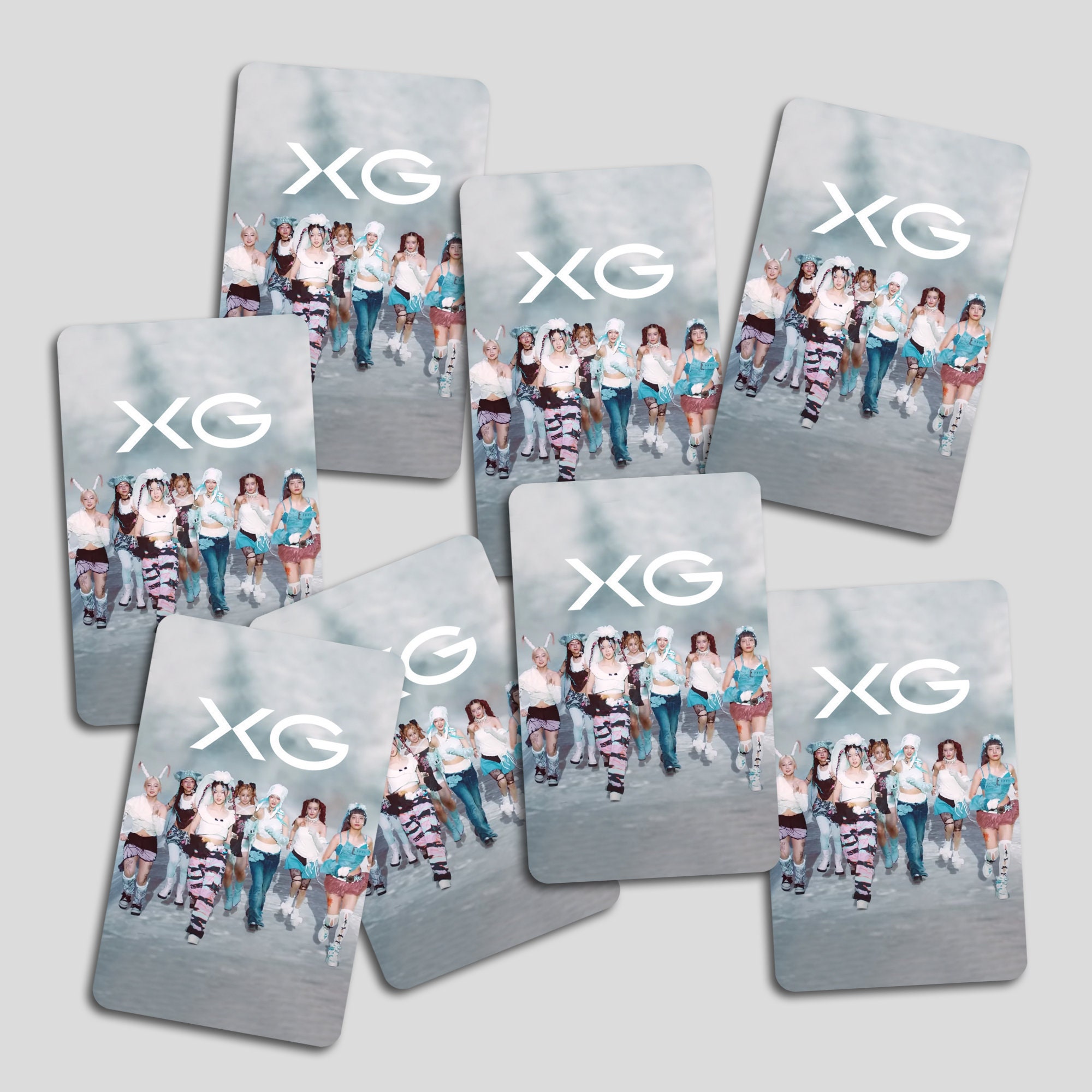 XG Metal Photocards Puppet Show Photoshoot K-pop X-pop J-pop jurin Chisa Hinata Harvey Juria ...