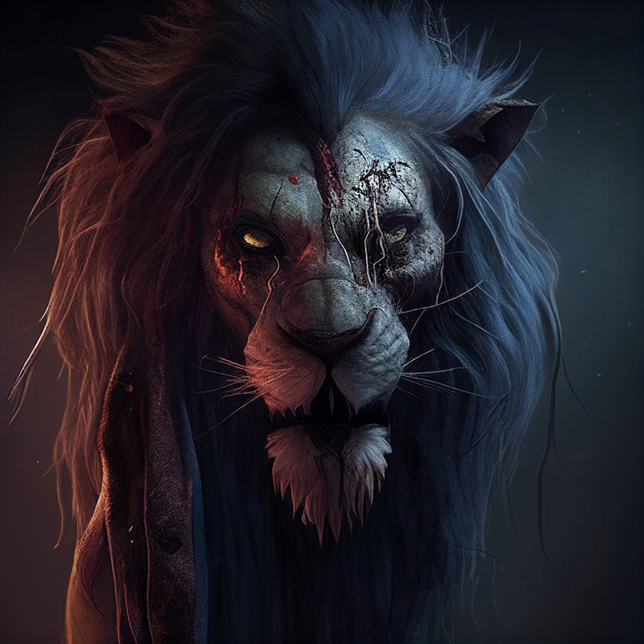 Demon Lion Wallpaper