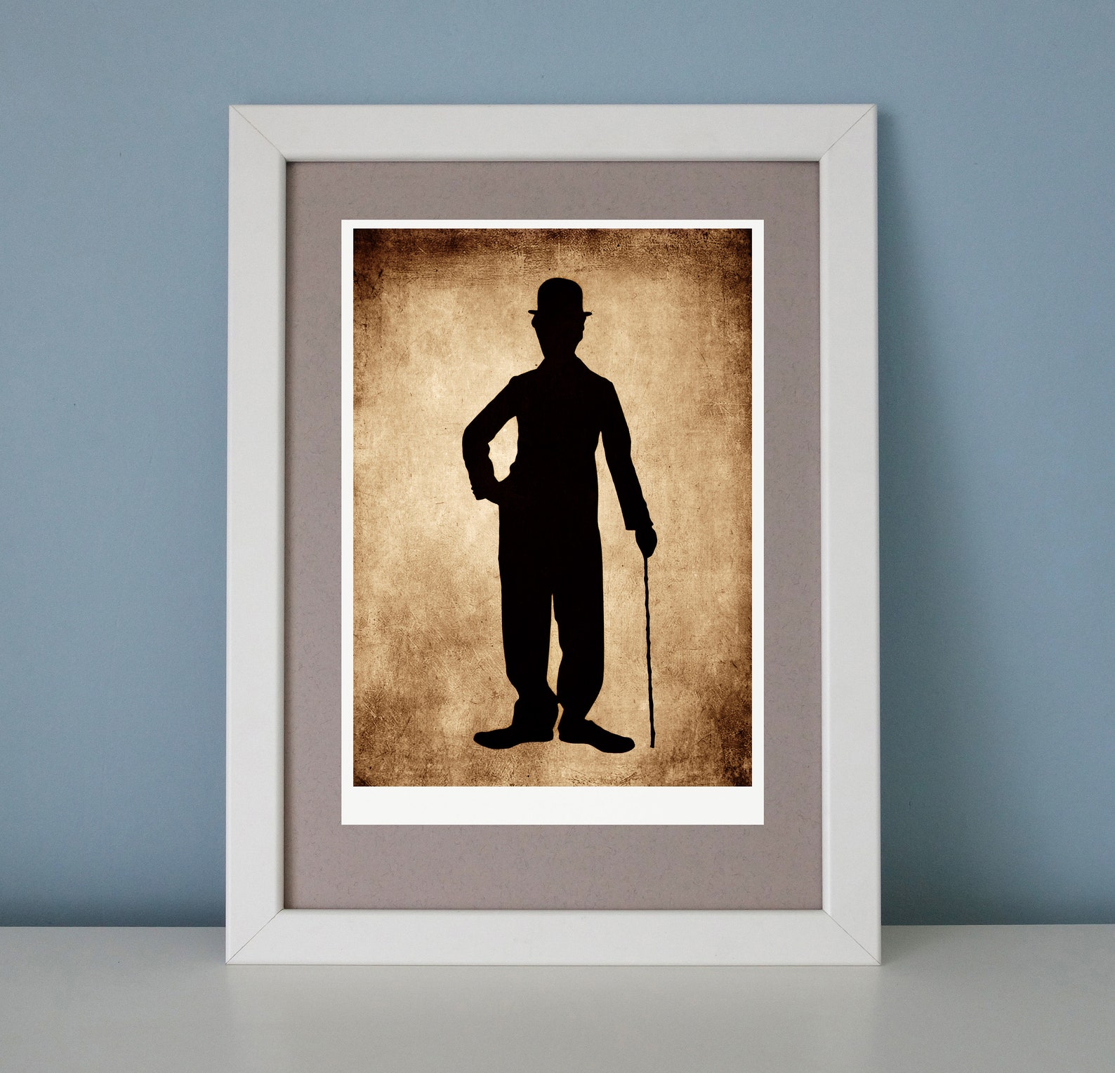 Charlie Chaplin Digital Print Download, Printable - Etsy