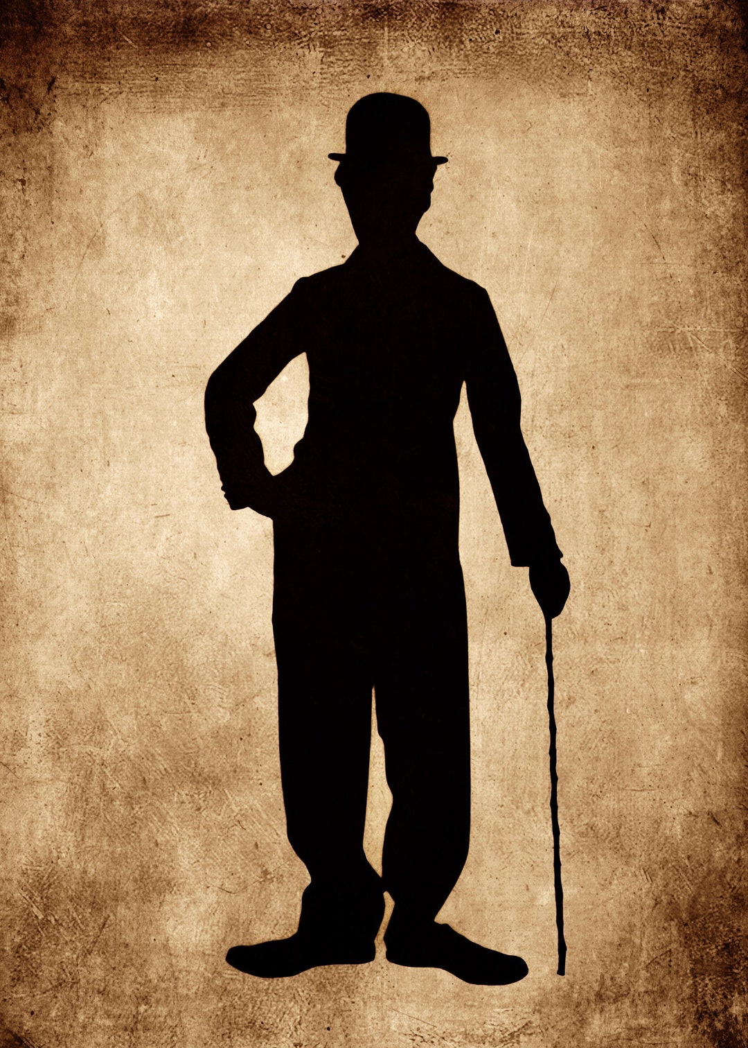 Charlie Chaplin - Digital Print Download, Printable - Etsy