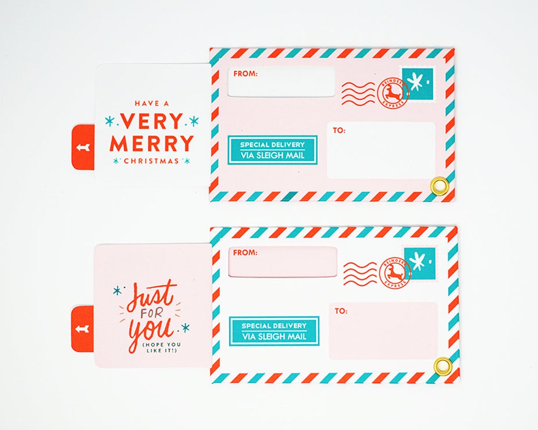 Interactive Holiday Gift Tags by Everyday Yay Xmas Light - Etsy
