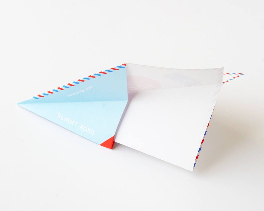 DIY Paper Airplane Valentines / Anniversary Card Kit - Etsy