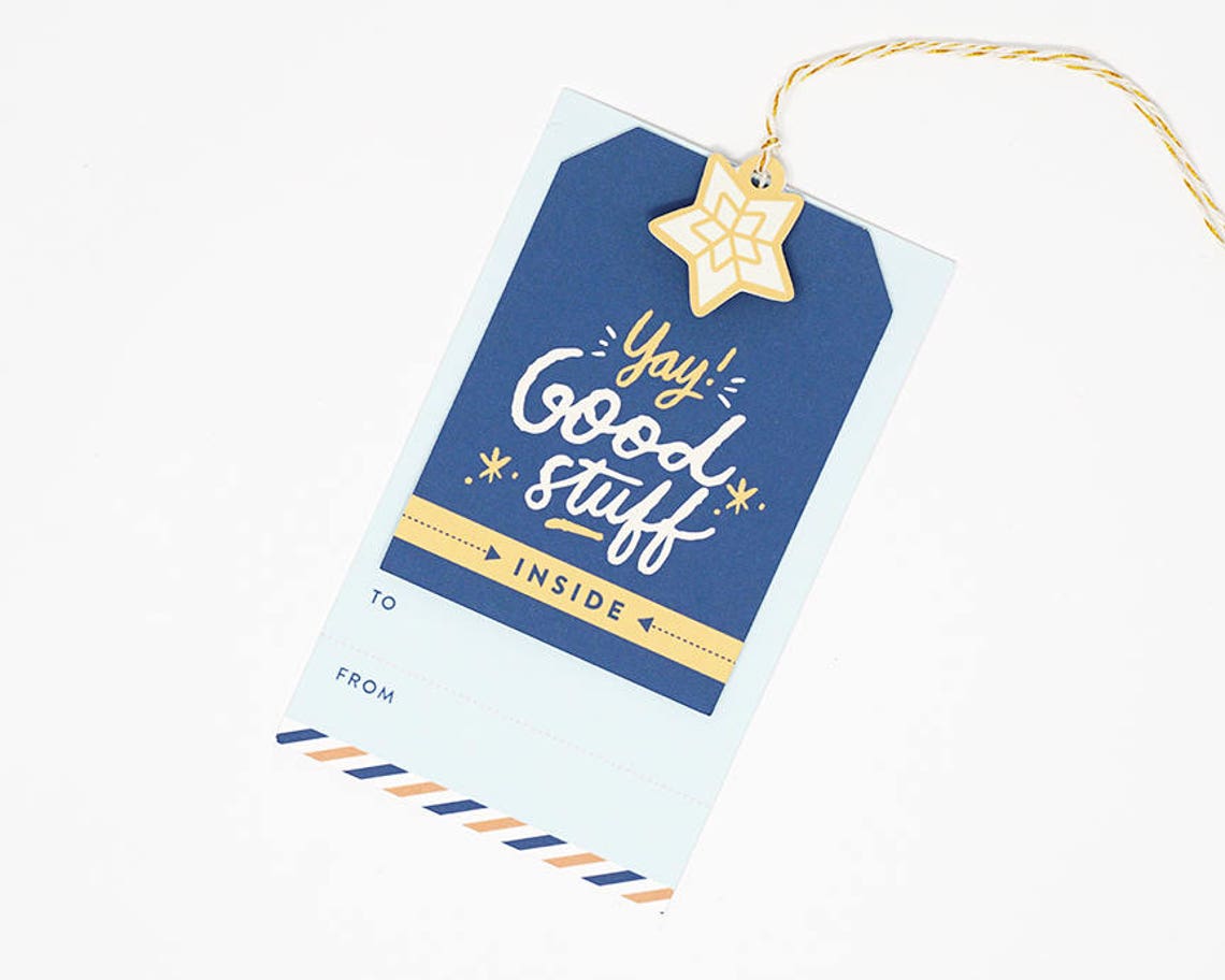 Charming Holiday Gift Tags by Everyday Yay - Etsy