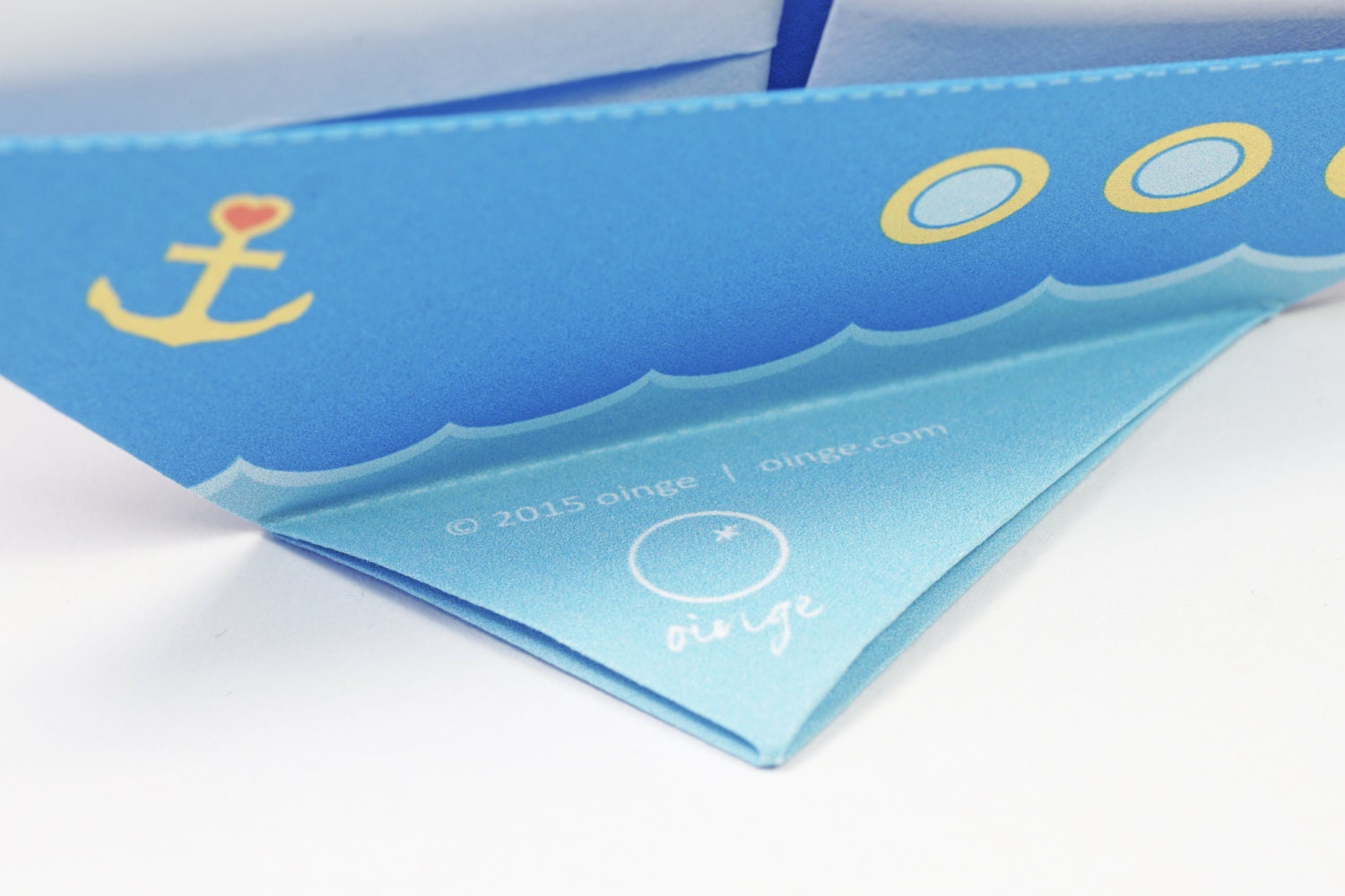 Printable DIY Origami Paper Love Boat Card - Etsy