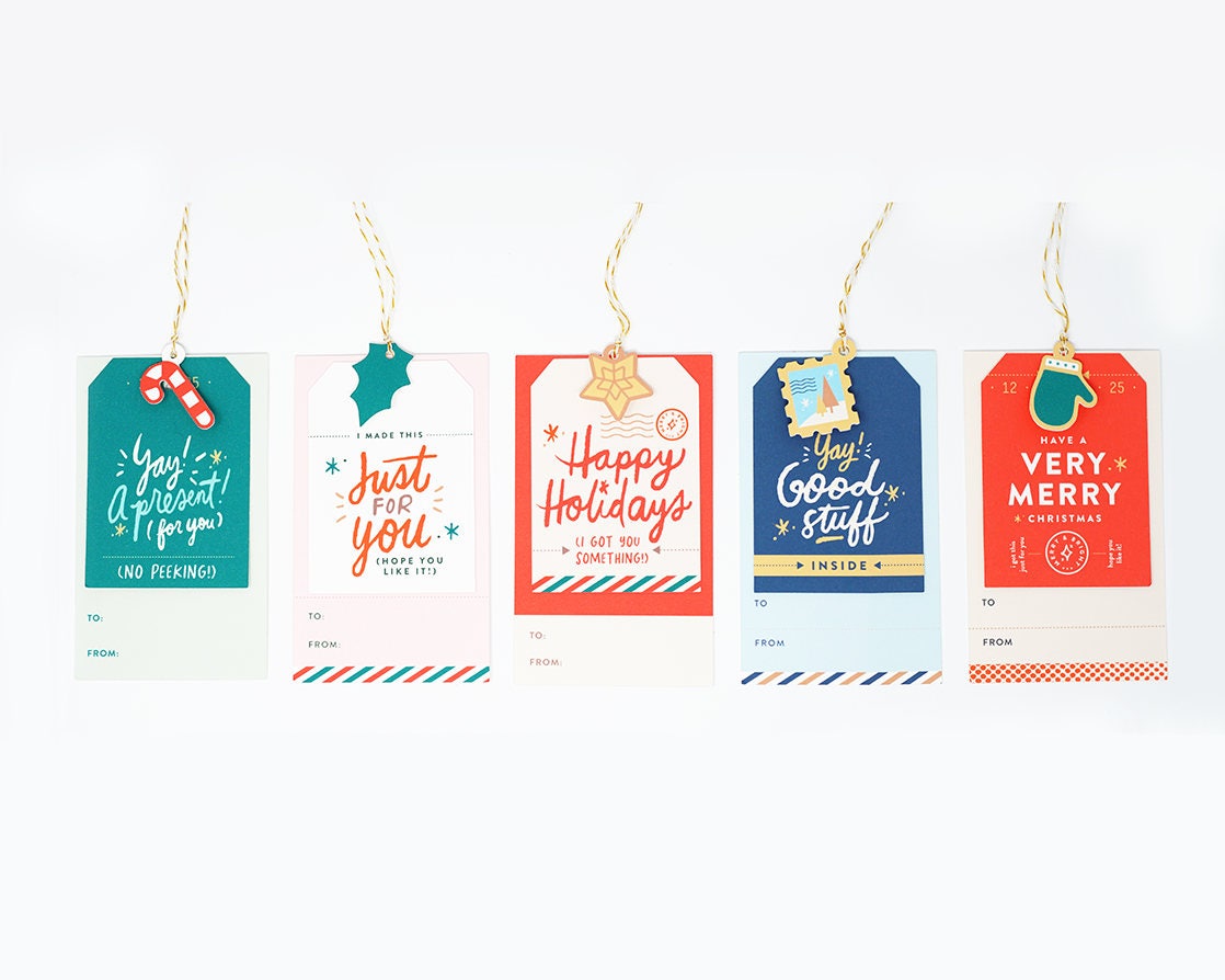 Charming Holiday Gift Tags by Everyday Yay - Etsy