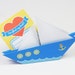 Printable DIY Origami Paper Love Boat Card - Etsy