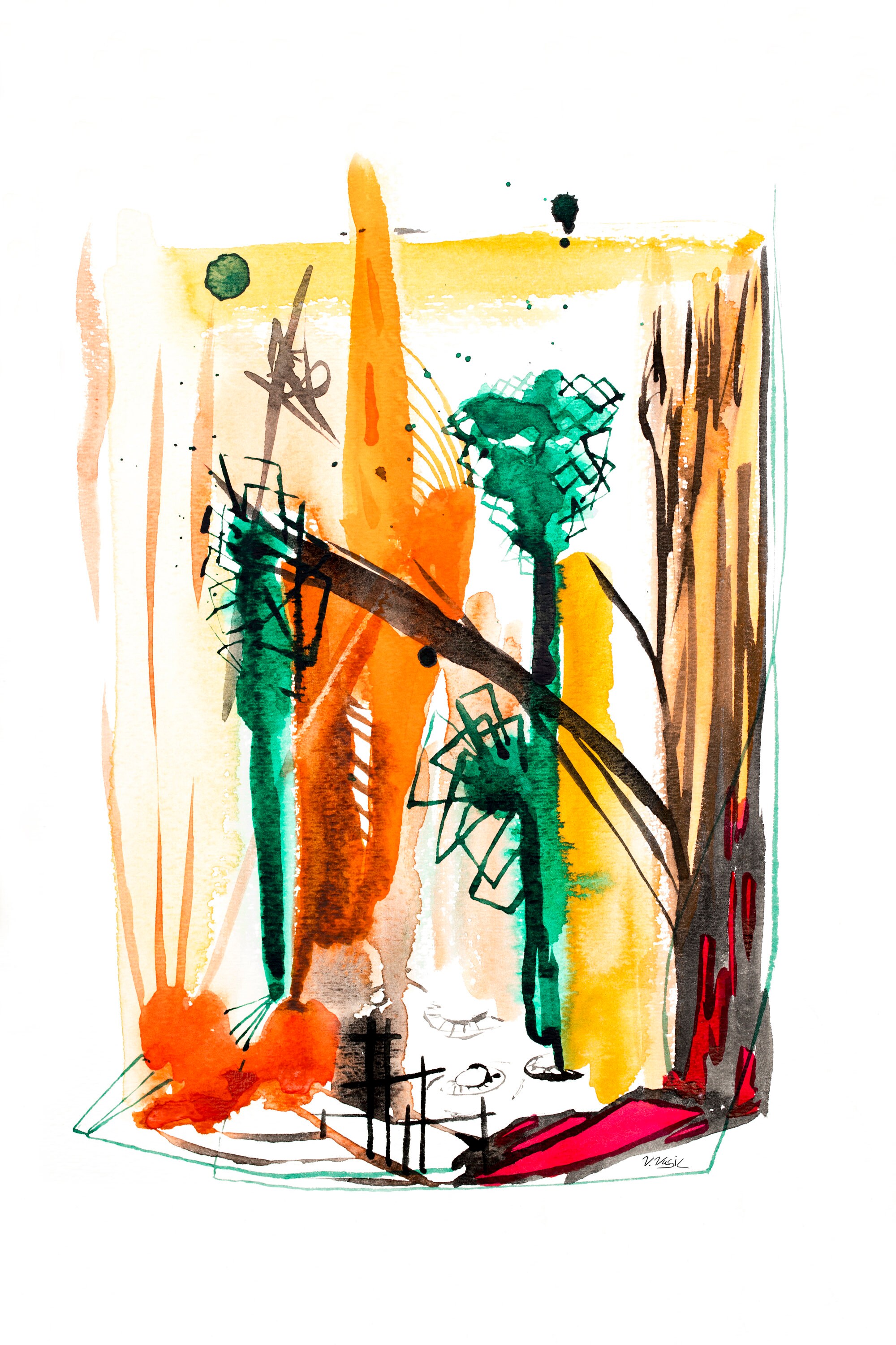 Abstract by Vasil Vasilev, Art, Modern, Contemporary, Home Decor, Wall ...